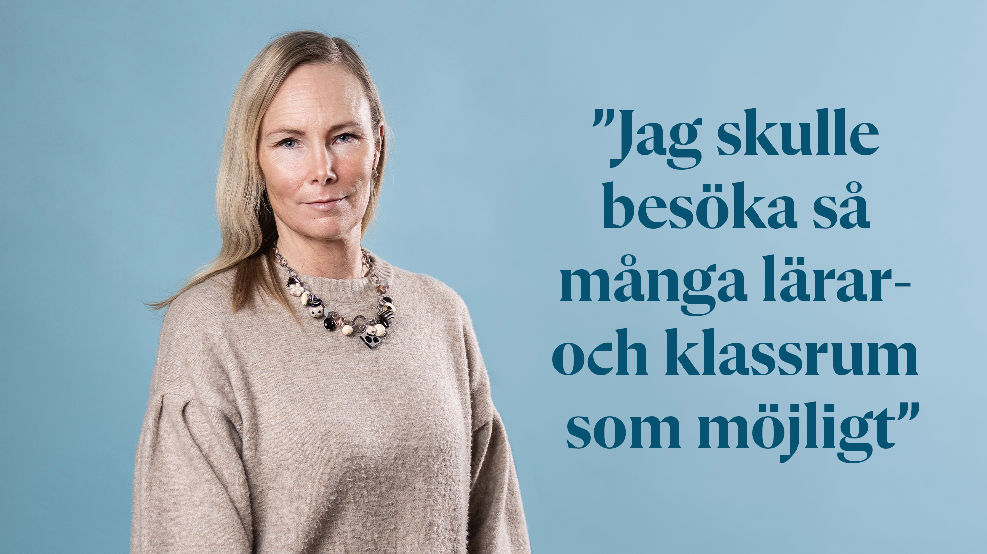 Nina Cronee: Därför är jag lärare | Nyheter