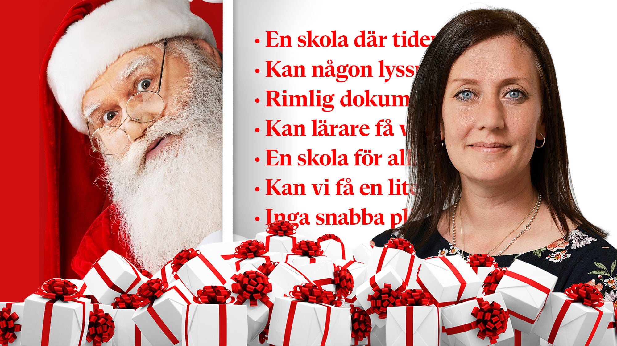 Maria Wiman: Här är min önskelista till tomten | Nyheter